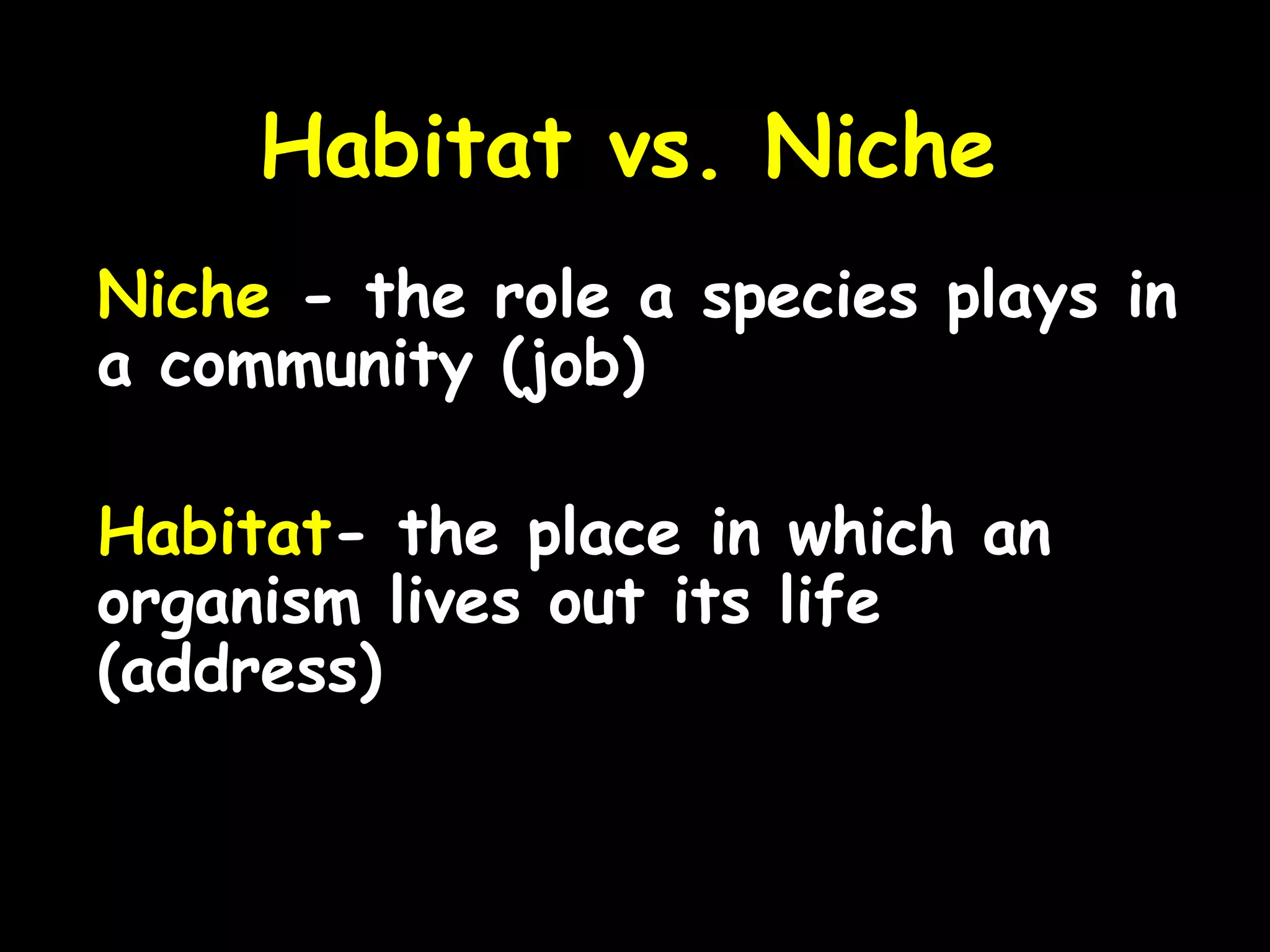 Ecology notes ppt | PPT