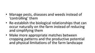 Ecology of food production | PPTX