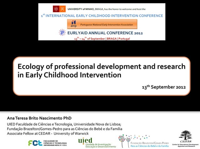 Ecology of professional development and research in eci | PPT