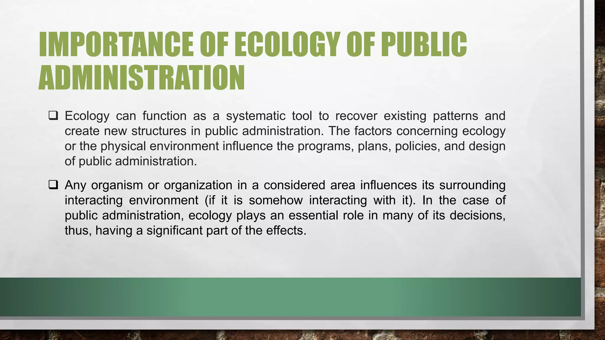 Ecology of Public Administration-MGA 208.pptx