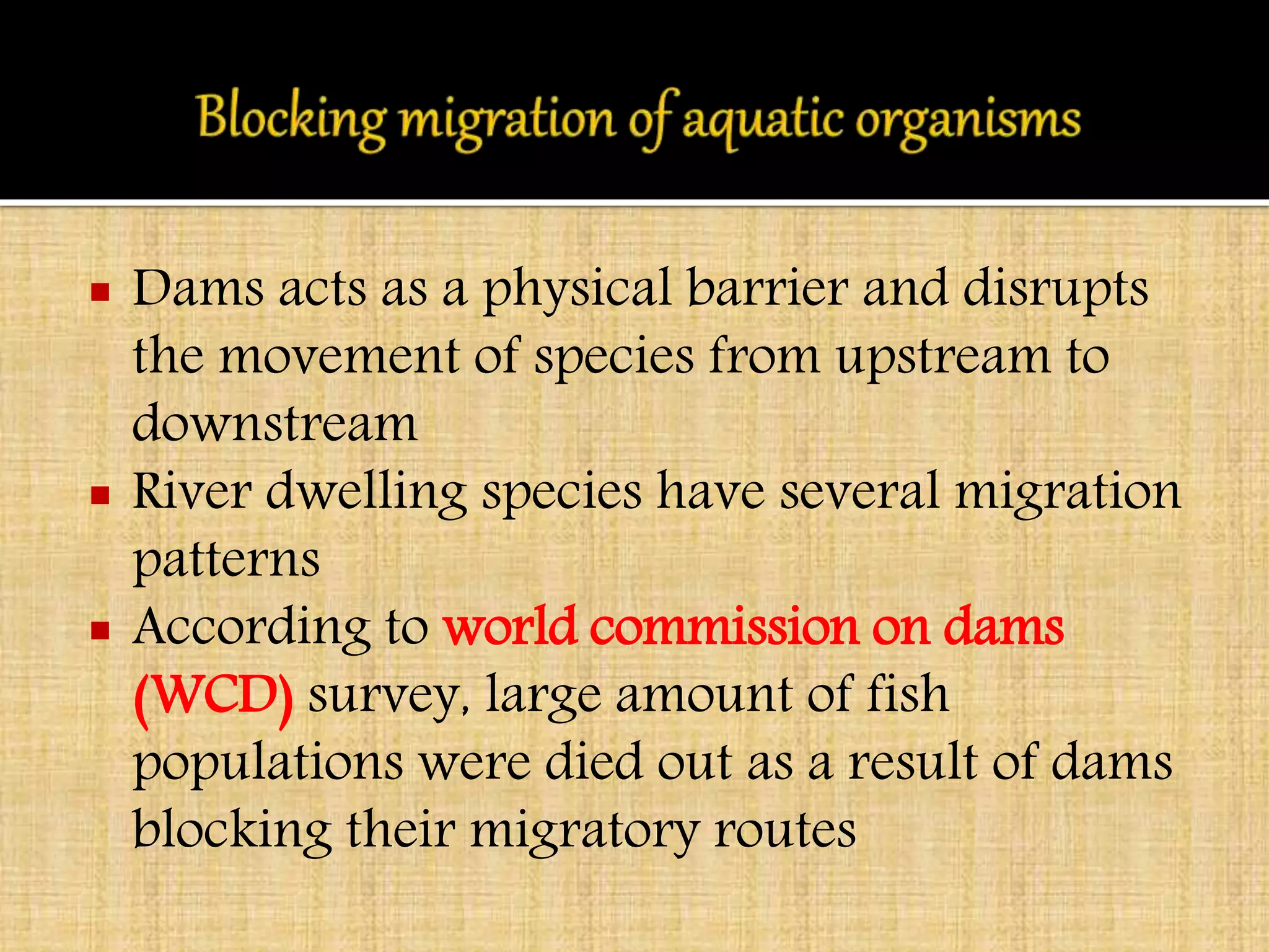 Ecology of reservoirs in india | PPTX