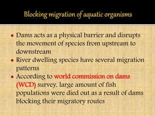 Ecology of reservoirs in india | PPTX