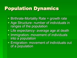 Ecology Population | PPT