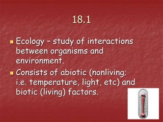 ecology ppt ch 18.ppt Uzbekistan evolyutsiya | PPT