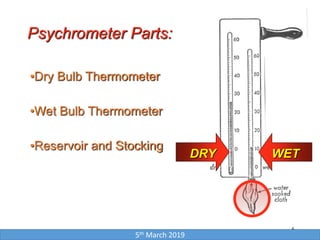 Instruments for measuring temperature and Relative humidity | PPTX
