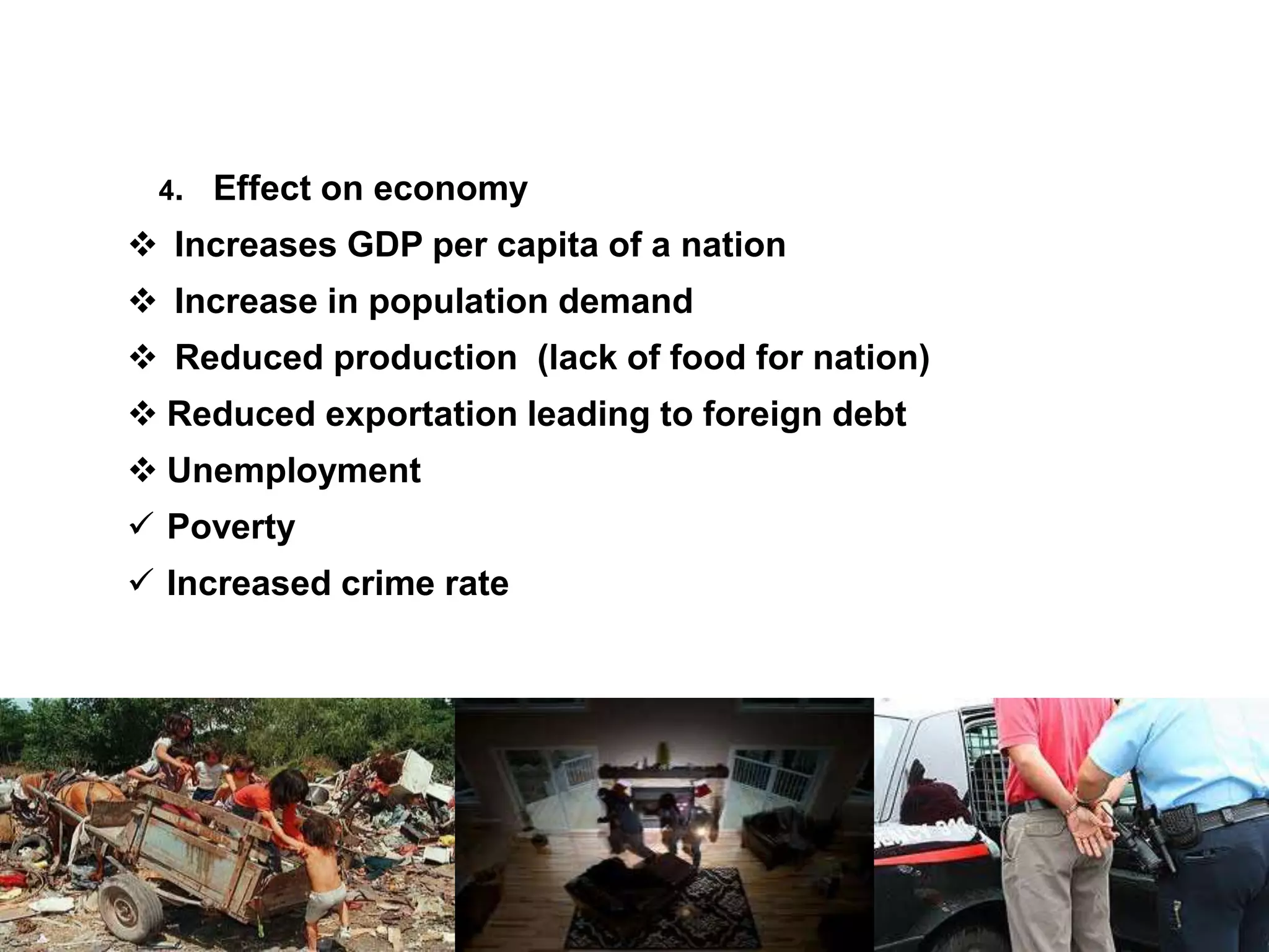 Excess growth of population | PPTX