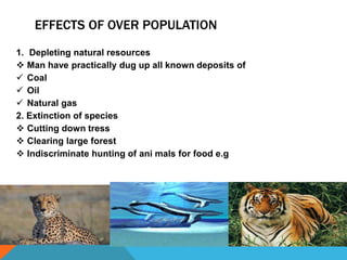 Excess growth of population | PPT