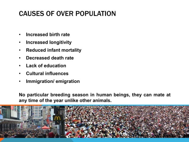 Excess growth of population | PPTX