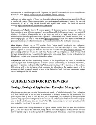 Ecology (research) | PDF