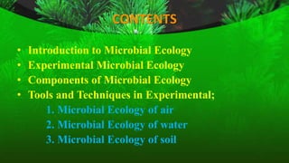 Ecology tools and techniques | PPTX