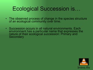 Ecological succession | PPT