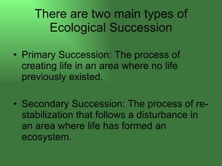 Ecological succession | PPT