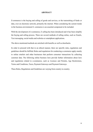 E-Commerce | PDF