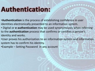Security issues in E-commerce | PPTX