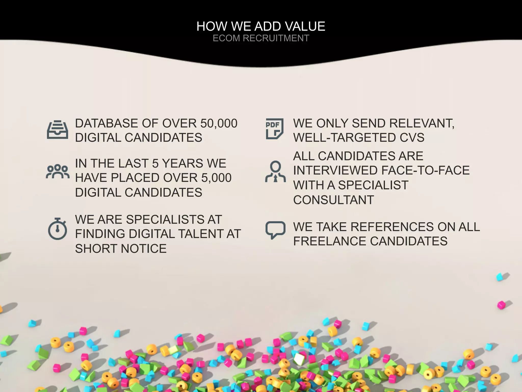 ECOM Recruitment Credentials Deck | PPT