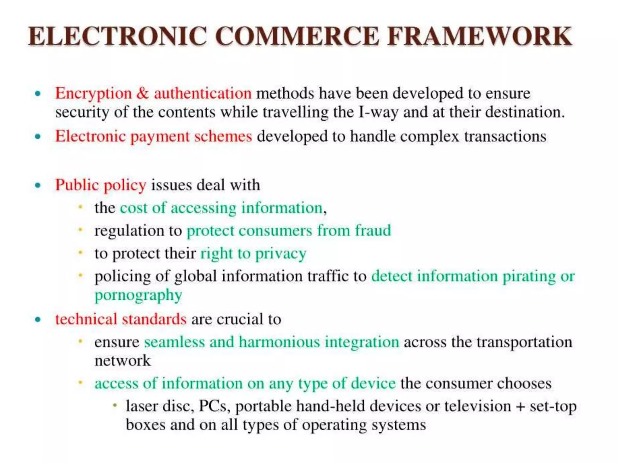 Anatomy of Ecommerce framework | PPTX