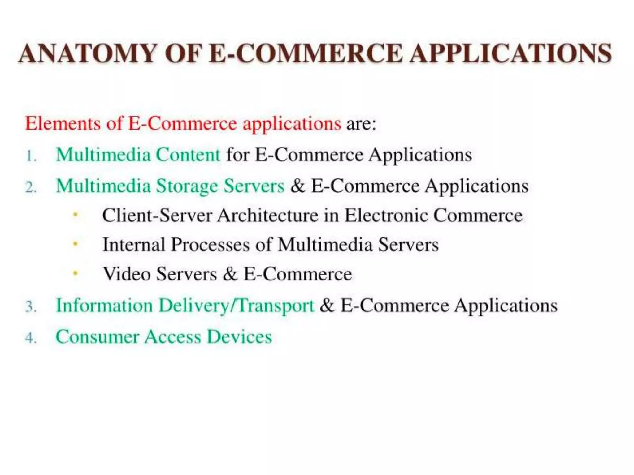 Anatomy of Ecommerce framework | PPTX