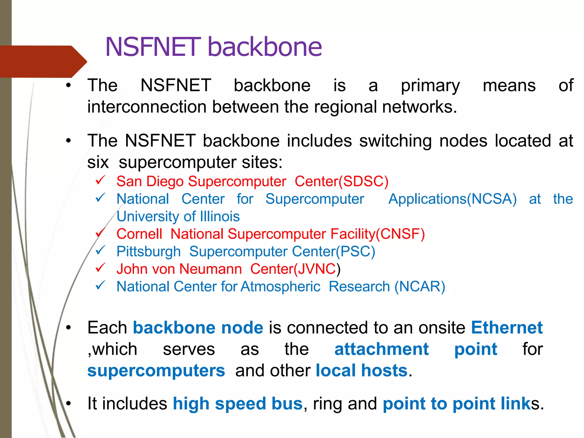 Internet as the network infrastructure | PPTX