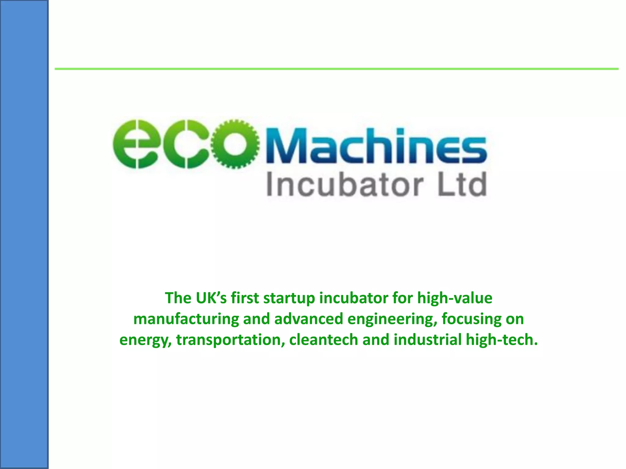 EcoMachines Incubator | PDF