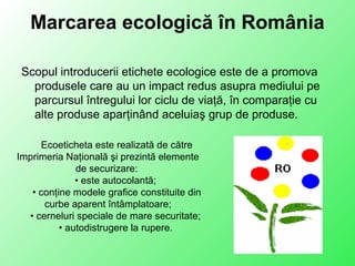 Ecomarcarea | PPT
