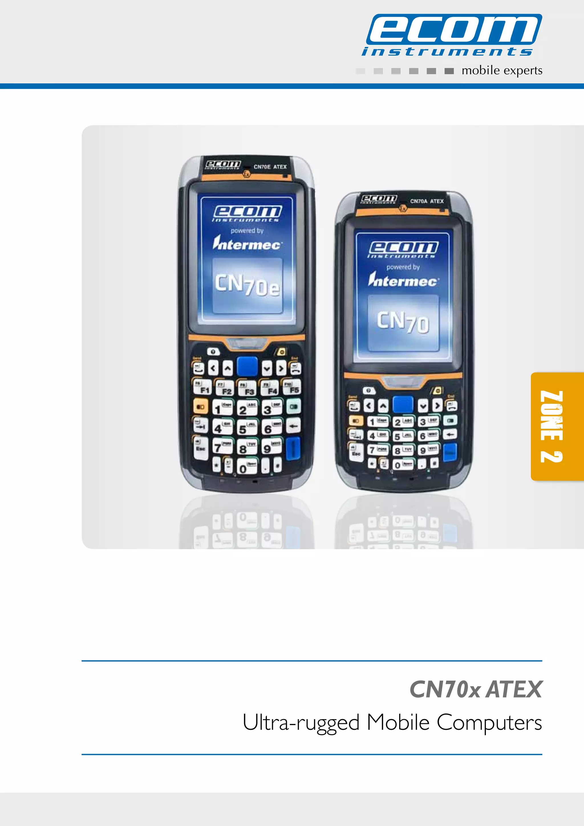 Ecom CN70X ATEX Certified Hazardous Area PDA (Mobile Computer ...