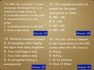 Economics MCQ by Dr Mamata Rathi 2 | PPT