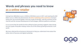 eCommerce Dictionary | PDF
