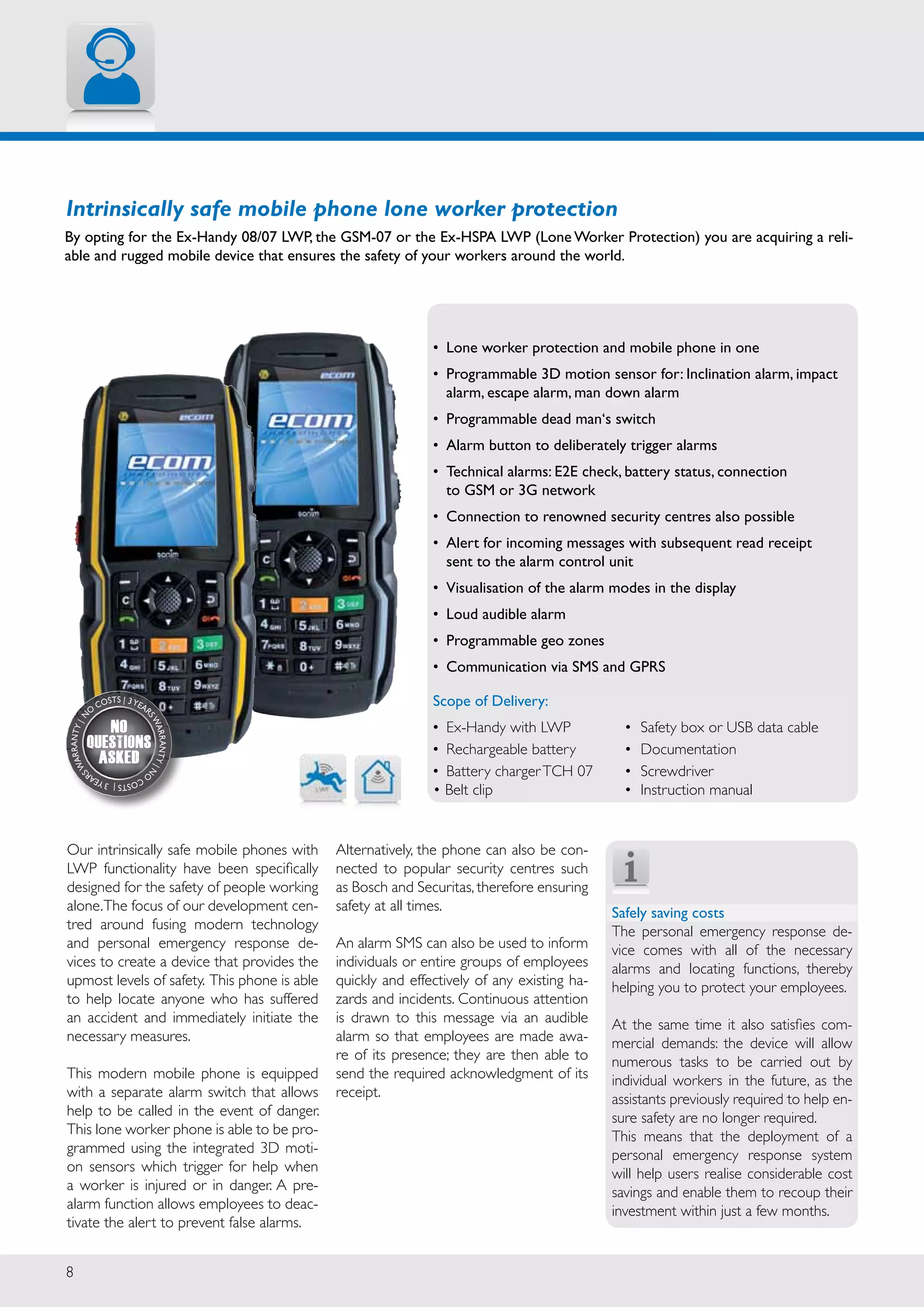 Ecom Ex-HSPA 08 ATEX Hazardous Area Mobile Phone | PDF | Smartphones ...