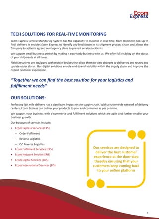 Ecom_Express_Brochure | PDF