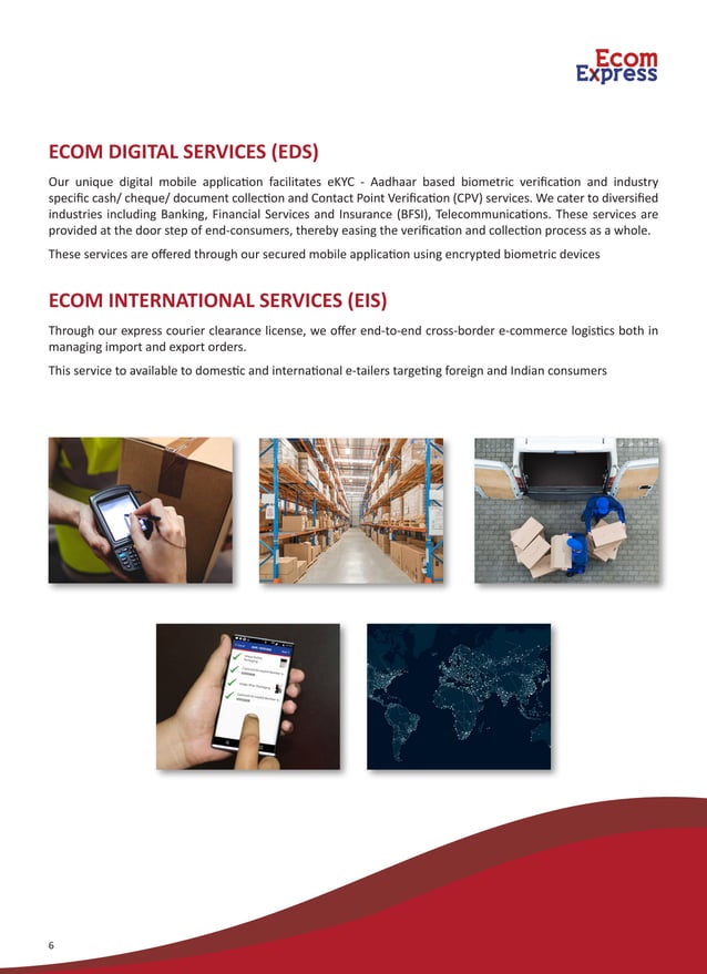 Ecom_Express_Brochure | PDF | Logistics and Transportation Industry | Industries