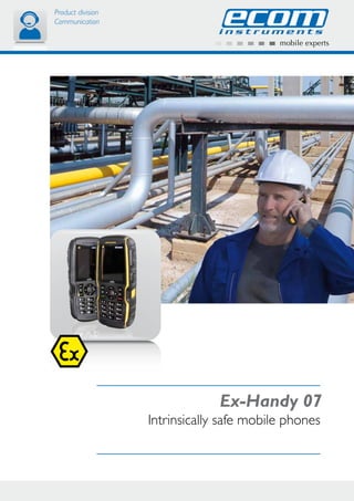 Ecom Handy 07 ATEX Mobile Phones For Hazardous Area | PDF