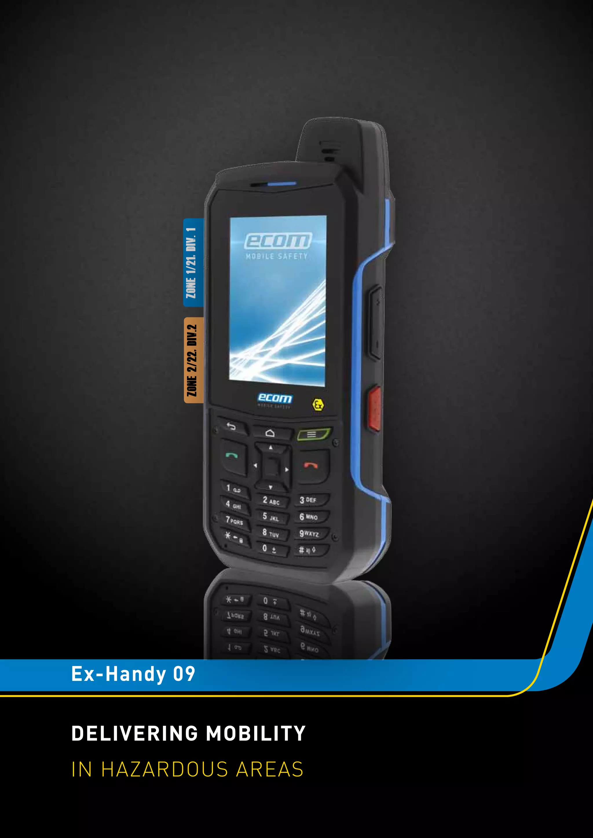 Ecom Ex-Handy 09 - ATEX Hazardous Area Mobile Phone | PDF