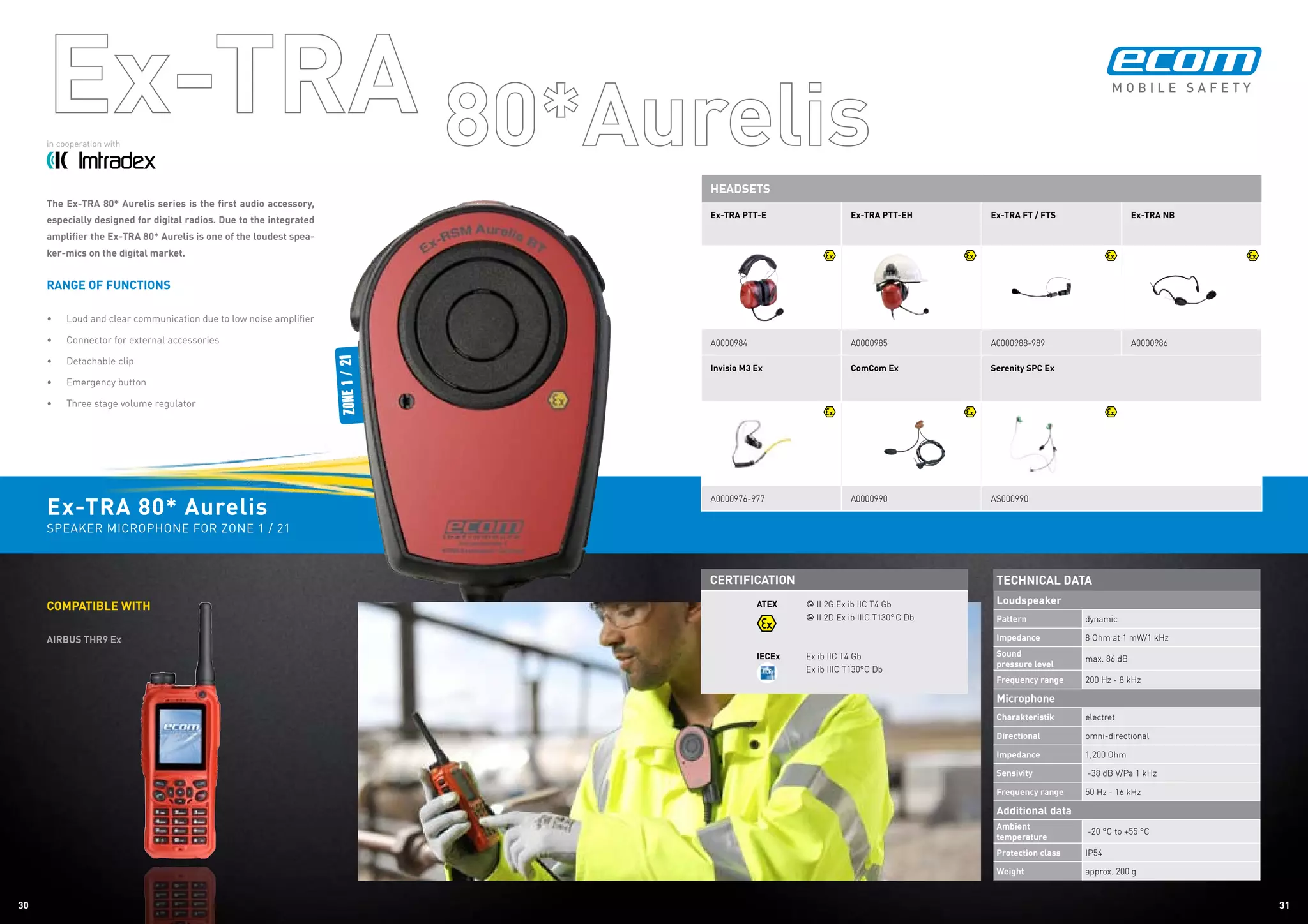 Ecom Hazardous Area ATEX Communications Product Catalogue | PDF