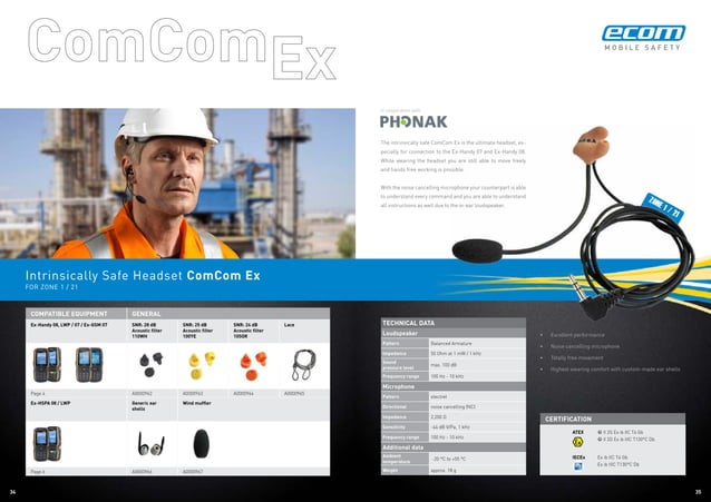 Ecom Hazardous Area ATEX Communications Product Catalogue | PDF