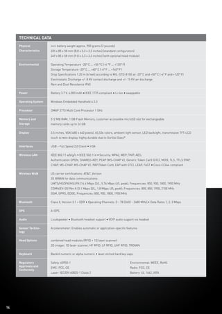 Ecom i.roc Ci70 Ex Intrinsically Safe Handheld Mobile Computers | PDF