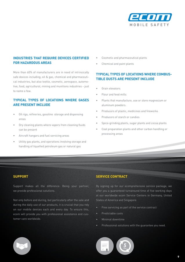 Ecom i.roc Ci70 Ex Intrinsically Safe Handheld Mobile Computers | PDF