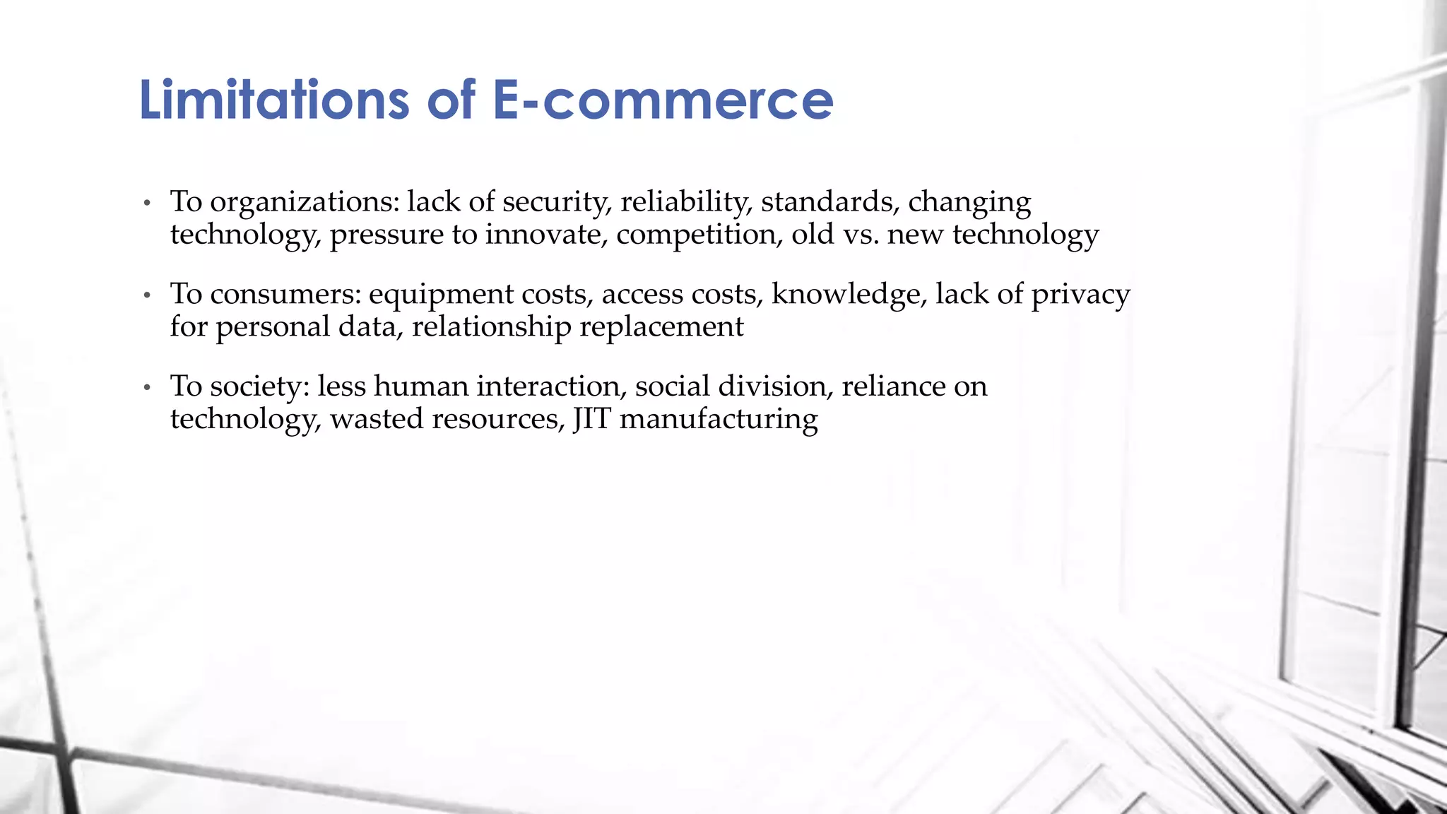 E-Commerce Basics | PPTX