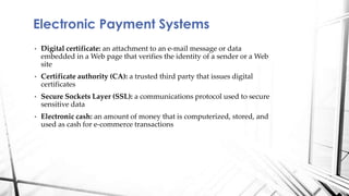 E-Commerce Basics | PPTX