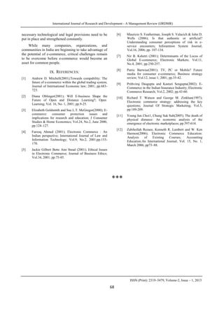 Problem and Prospects of E-Commerce | PDF