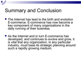 E commerce | PPT