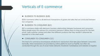 Analytics in E-commerce | PPTX