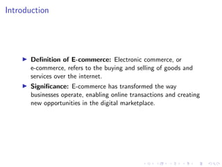 E-commerce: Revolutionizing Business in the Digital Age | PPT