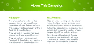 Ecommerce Advertising Case Study | PPT