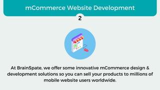 eCommerce Web Development Company | Brainspate | PDF