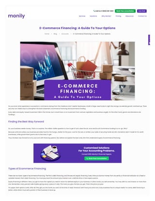 E-Commerce Financing: A Guide To Your Options | PDF
