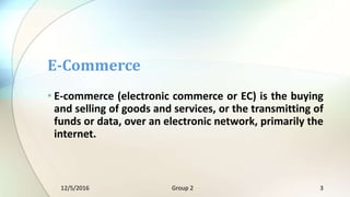 e-Eommerce - Framework | PPTX