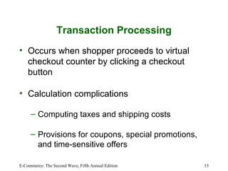 E-Commerce: The Second Wave Fifth Annual Edition | PPT