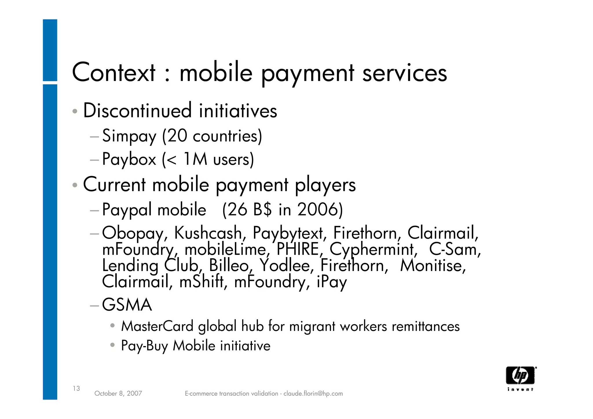 E-commerce transaction validation using IMS | PPT