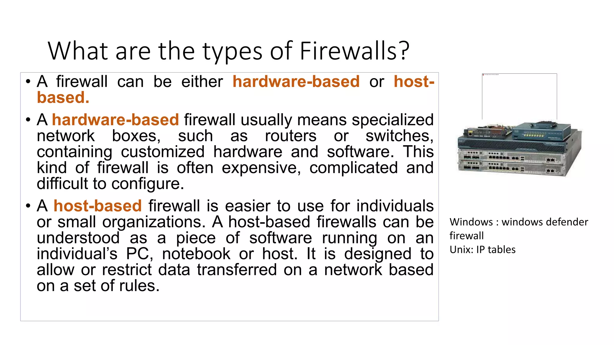 Network security and firewalls | PPTX