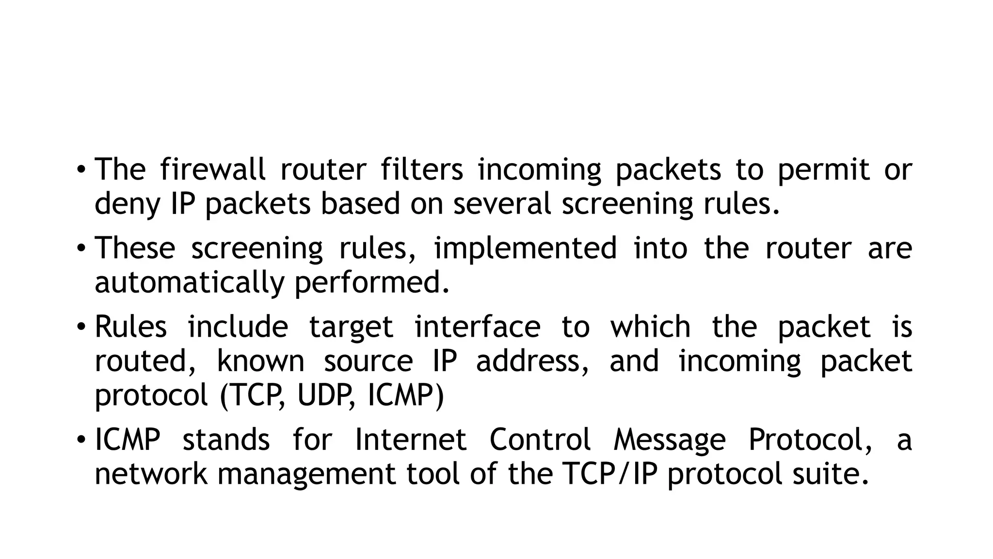 Network security and firewalls | PPTX